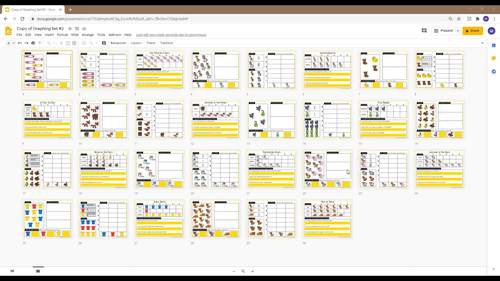 Digital Graphing and Data Analysis for Google Slides by Creation Castle