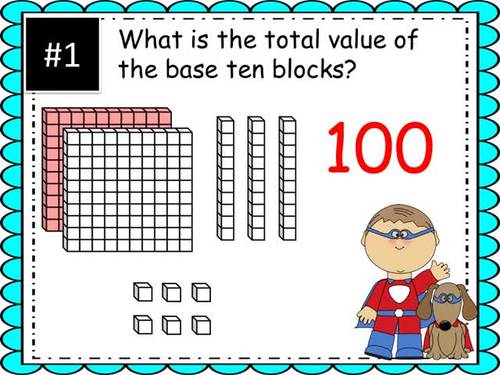QR Code Task Cards Three Digit Place Value with Video Demonstration