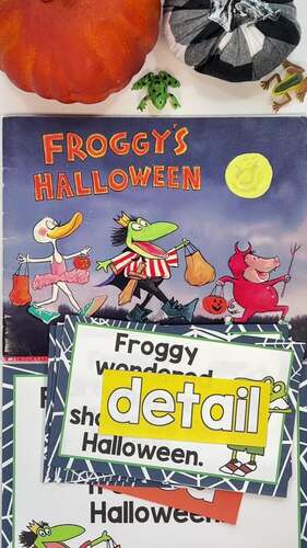 Froggy's Halloween Activities Book Companion Comprehension Strategies
