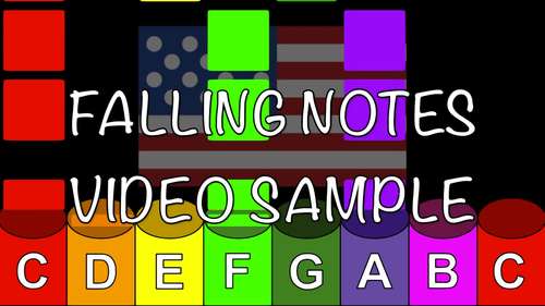 Patriotic Songs - Boomwhacker Play Along Video and Sheet Music Bundle