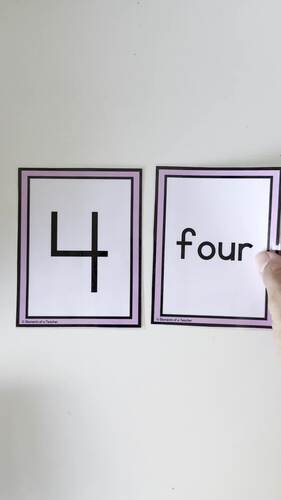 Kindergarten Math Centers Numbers to 20 Hands On Number Sense Task Cards
