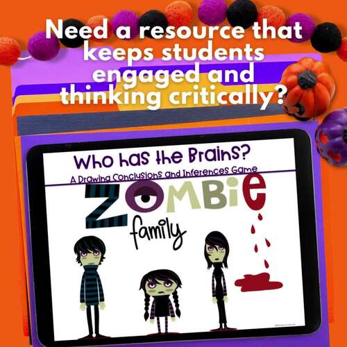 Digital Zombie Drawing Conclusions and Inferences | Middle School ELA