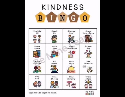 Martin Luther King Jr Kindness Bingo | MLK Day Activities | Character ...