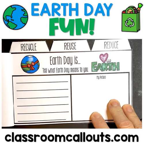 Earth Day Activities – Slide Show & Tab Book | TPT