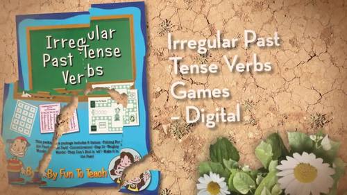 Irregular Past Tense Verbs - Verb Games - ESL - Verbs by Fun To Teach