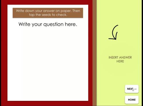 Google Slides PPT Game Template Editable Digital Self-Checking | Apple ...