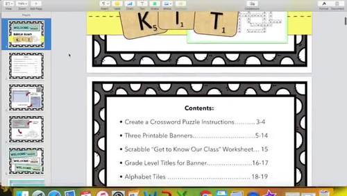 Scrabble Bulletin Board Kit - Welcome Back to School - Autogenerate ...
