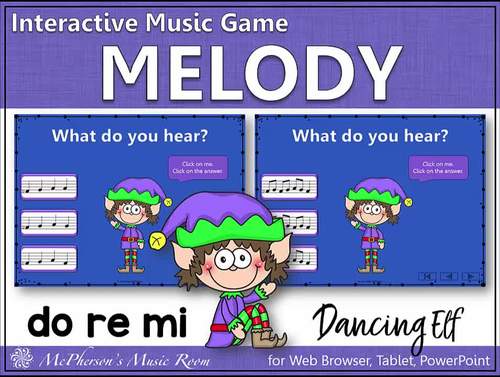 Solfege | Winter Music | Do Re Mi Interactive Melody Game {Dancing Elf}