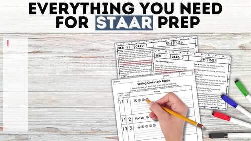STAAR 2.0 Setting Task Cards with New Item Types | Test Prep | Print ...