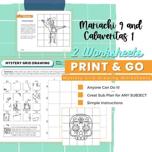 HIGH SCHOOL SUB PLAN/WORKSHEET: Mystery Scramble Grid Mariachi 9 ...