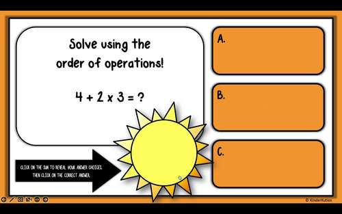 Order of Operations MATH GAME | Search & Reveal Interactive Digital ...