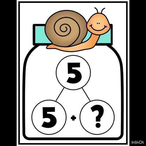 Kindergarten Fact Fluency | Missing Addends for 5 Bundle by The ...