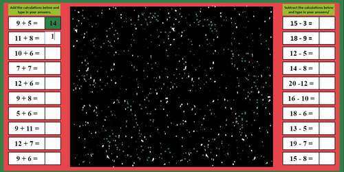 Digital Pixel Art NO PREP - Winter Owls Addition and Subtraction to 20 ...