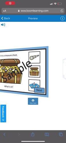 Open Ended Task Cards Pirate Nouns BOOM Cards for Speech Language Therapy