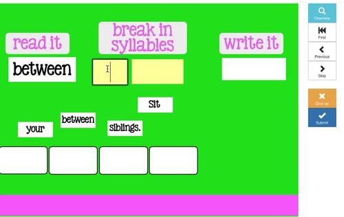 ee ey BOOM Sentence Scramble Spelling & Reading Practice by Schwa Sense