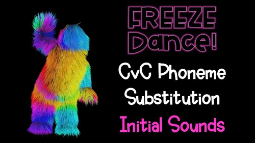 Phoneme Substitution Freeze Dance - Initial Sound by The Primary Techie