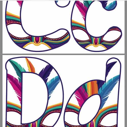 CARNIVAL/MARDI GRAS BULLETIN BOARD LETTERS, NUMBERS & BUNTING by ...