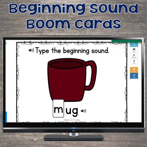 Beginning Sound Game|Boom Cards by Simply B Teaching | TpT