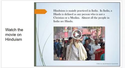 Hinduism Unit Special Education PRINT AND DIGITAL World Religions