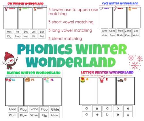 Phonics Winter Wonderland by Teaching tiny learners with big hearts