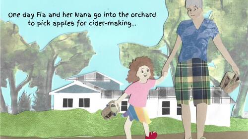 "Apples for Cider" apple and fall themed picture book by aws Studios ...