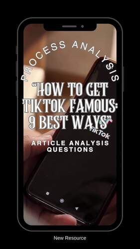 Process Analysis: "How to Get Famous on TikTok: 9 Best Ways" Article ...
