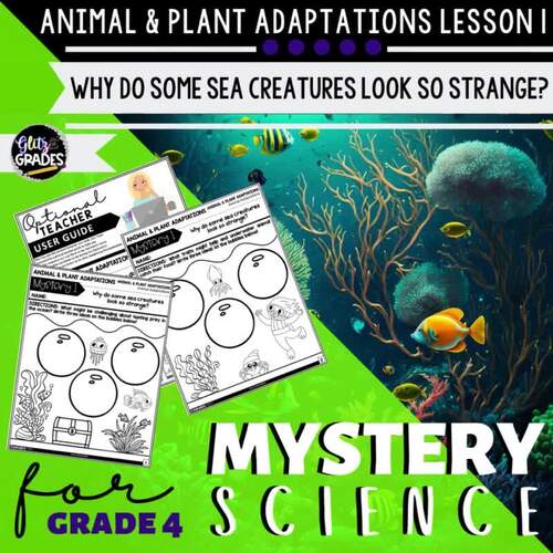 Mystery Science 4th Grade SUPPLEMENT Animal & Plant Adaptations Lesson ...