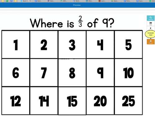 Fractional Parts of a Group | Here is Where is Game | Boom™ Cards