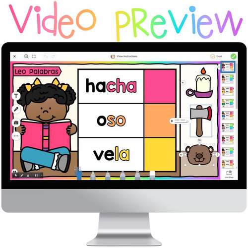 Leo Palabras Digital - Google Slides™ | SeeSaw™ | PowerPoint | TPT