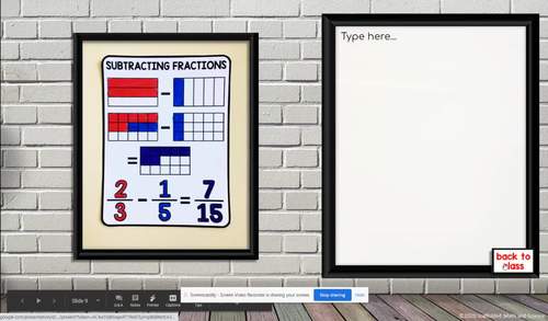 5th Grade Math Classroom Vocabulary Word Wall by Scaffolded Math and ...