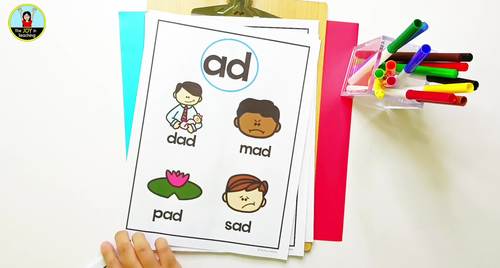 CVC Word Family Posters by The Joy in Teaching | TPT