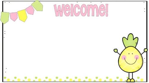 Back to School Editable PowerPoint {Pineapple Theme} | TPT