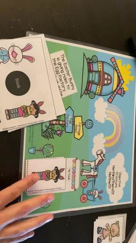 Spring Early Language Activity Mats by Talking About Talking-Speech Therapy