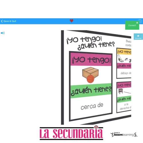 Spanish Preposition of Location | I Have Who Has | BOOM CARD | Distance ...