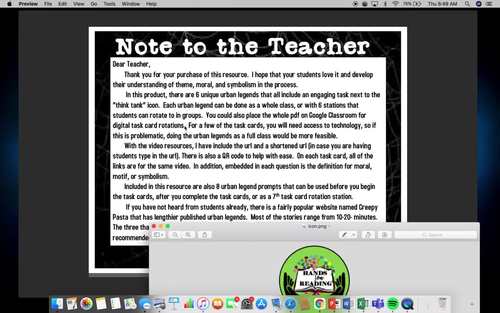 URBAN LEGENDS TASK CARDS by Hands on Reading | TPT