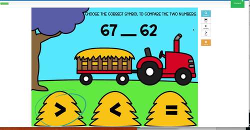 Comparing 2-digit Numbers Activity- Digital BOOM™ CARDS | TPT