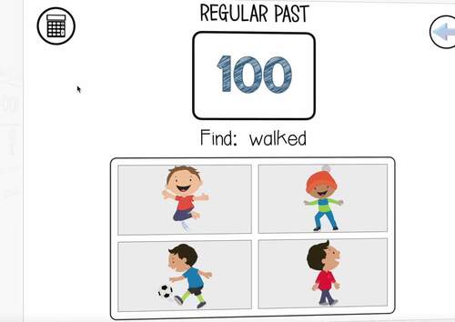 Past Tense Verbs Game Show Boom™ Cards | Regular Past | Irregular Past