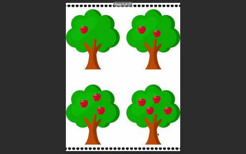 Apple Tree Counting Activities for UTK, Preschool, Pre-K, and K | TPT