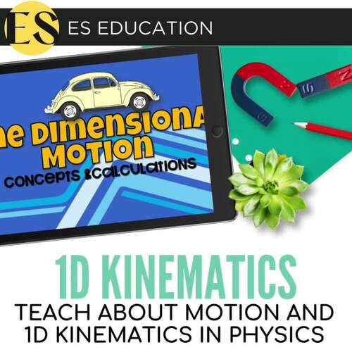 1D Kinematics Editable PowerPoint,Guided Notes,and Quiz for High School ...