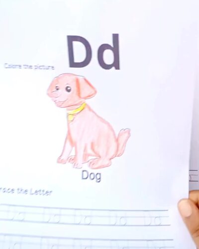 Animal Alphabet Coloring and tracing for Preschool, Pre-K, and Kindergarten