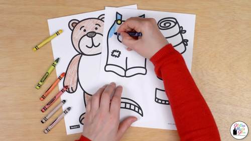 Build a Camping Bear Craft, Writing Activities, Template for Last Day ...