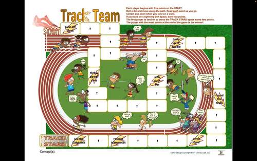 Editable Phonics Game and Roll & Read Templates | Track Theme | TPT