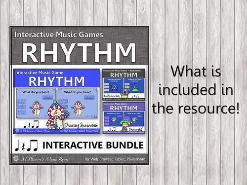 Winter Music Interactive Rhythm Games Eighth Notes {Bundle} by Linda ...