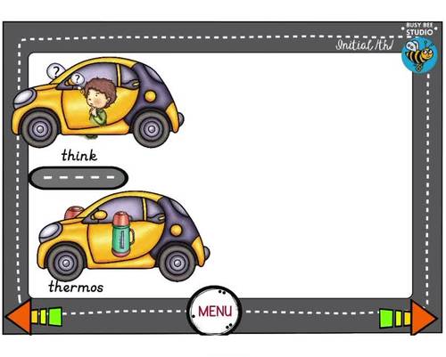 Articulation TH Boom Cards Parking Lot Game for Speech Therapy | TPT
