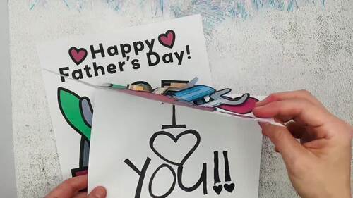 Father’s Day Craft | Toolbox Card or Full-Page Keepsake Writing Gift