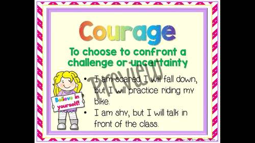 COURAGE Activities and Lessons - Character Education | TpT