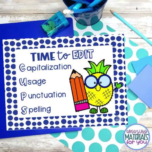 Writing Workshop | EDITING and PUBLISHING | TPT