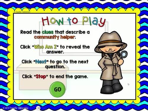 Who Am I? - Community Helpers Powerpoint Game #1 | Digital Resources ...