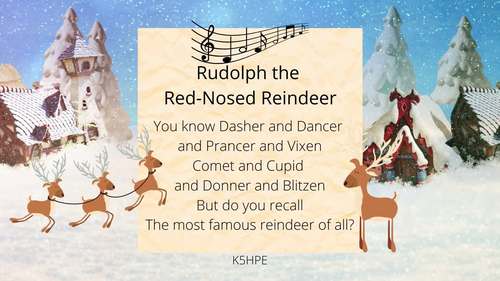 Music: Rudolph the Red-Nosed Reindeer, Christmas Song, Vocal Music ...