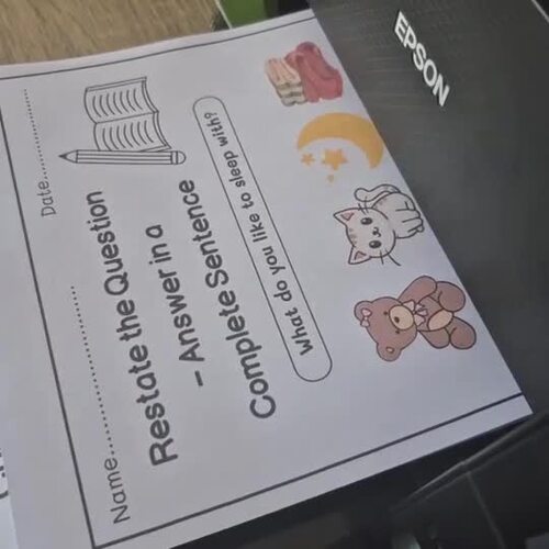 Special Education Friendly – Restate the Question Worksheets (30 Pages ...